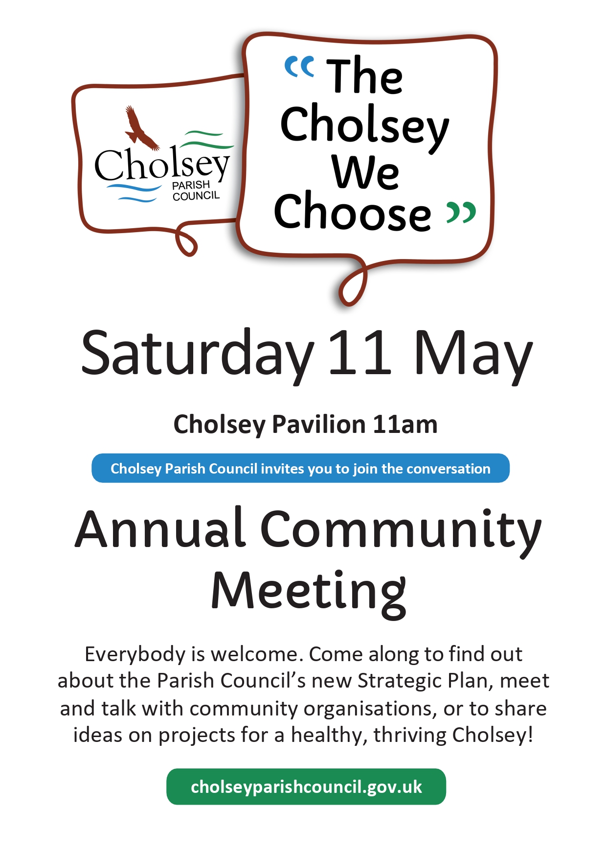 Annual Community Meeting – 11th May 2024 – Cholsey Parish Council